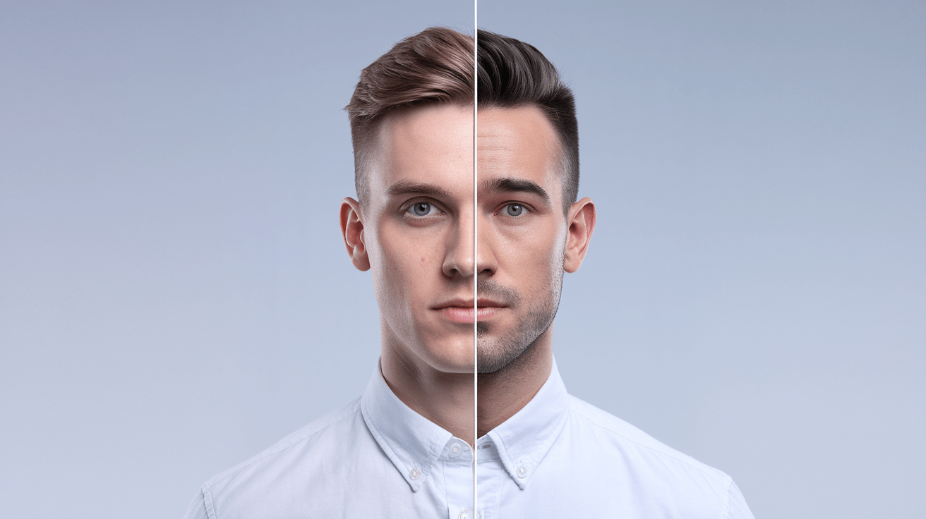 Instant face swap for thumbnails feature